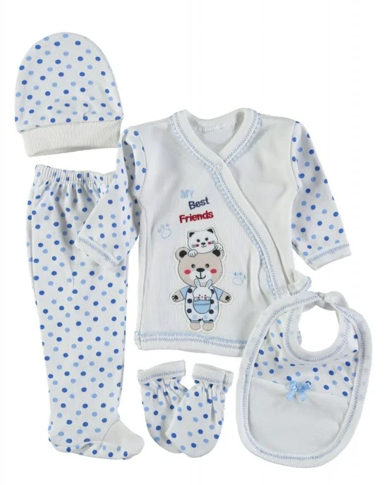 StyleTurk, Turkish Baby Clothes Set - 5-Piece Newborn Cotton Outfit for ...