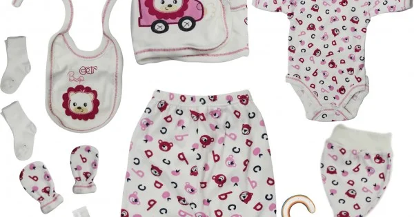StyleTurk, Turkish Baby Clothes Set, Newborn Clothes, 9 Pieces Cotton ...