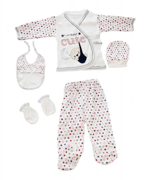 StyleTurk, Turkish Baby Clothes Set – 5 Pieces, 100% Cotton Newborn ...