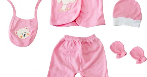 StyleTurk, Turkish Baby Clothes Set, 5-Piece Newborn Outfit in 100% Cotton