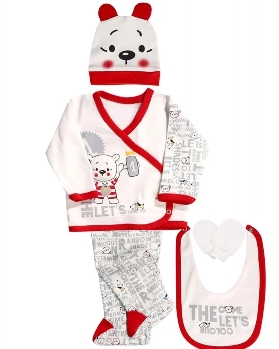 StyleTurk, Turkish Baby Clothes Set, 5-Piece Newborn Outfit in 100% ...