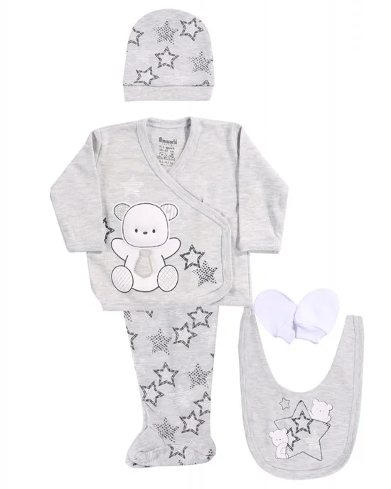 StyleTurk, Turkish Baby Clothes Set – 5-Piece 100% Cotton Newborn ...
