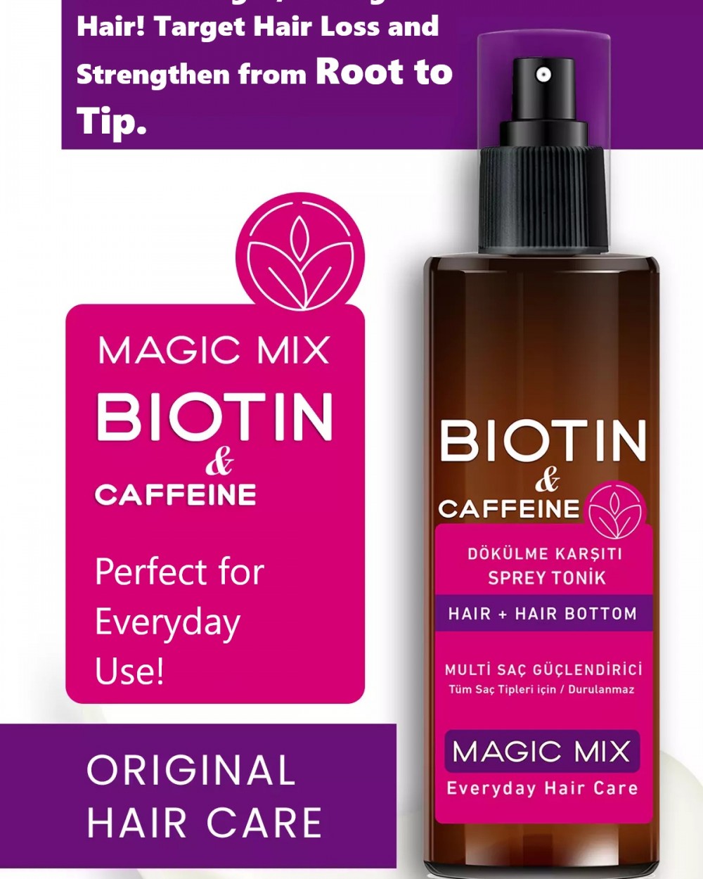 StyleTurk, PROCSIN Magic Mix: Biotin & Caffeine Infused Hair Tonic for ...