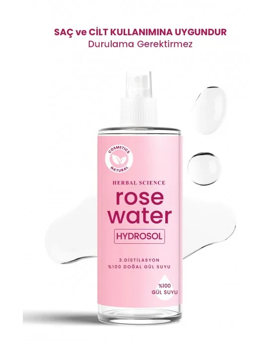 StyleTurk, PROCSIN Herbal Science Triple-Distilled Rose Water 200 ml ...