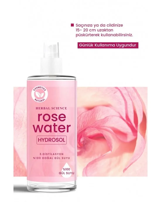 StyleTurk, PROCSIN Herbal Science Triple-Distilled Rose Water 200 ml ...