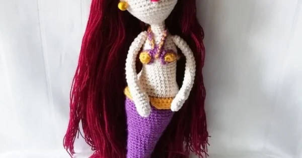 Style Turk, Mermaid Crochet Toy, Doll for Kids, Amigurumi Doll, Crochet ...