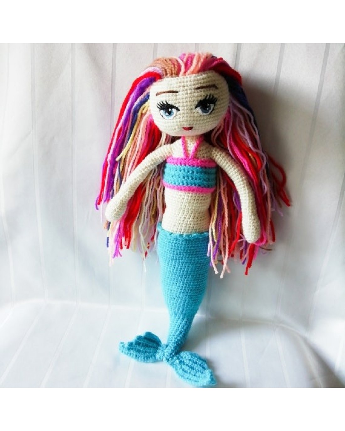 Style Turk, Mermaid Crochet Toy, Doll for Kids, Amigurumi Doll, Crochet ...