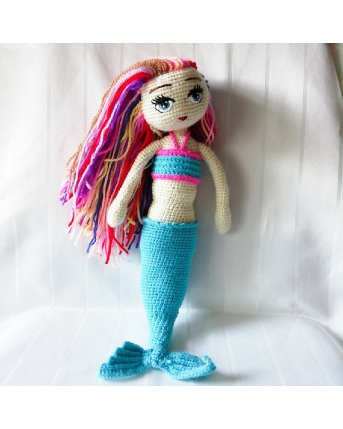 Style Turk, Mermaid Crochet Toy, Doll for Kids, Amigurumi Doll, Crochet ...