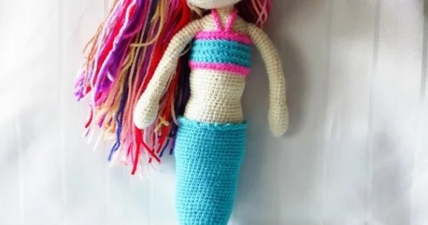 Style Turk, Mermaid Crochet Toy, Doll for Kids, Amigurumi Doll, Crochet ...