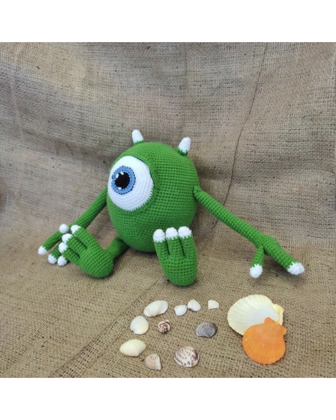 Style Turk, One Eyed Monster Crochet Toy, Doll for Kids, Amigurumi Doll ...