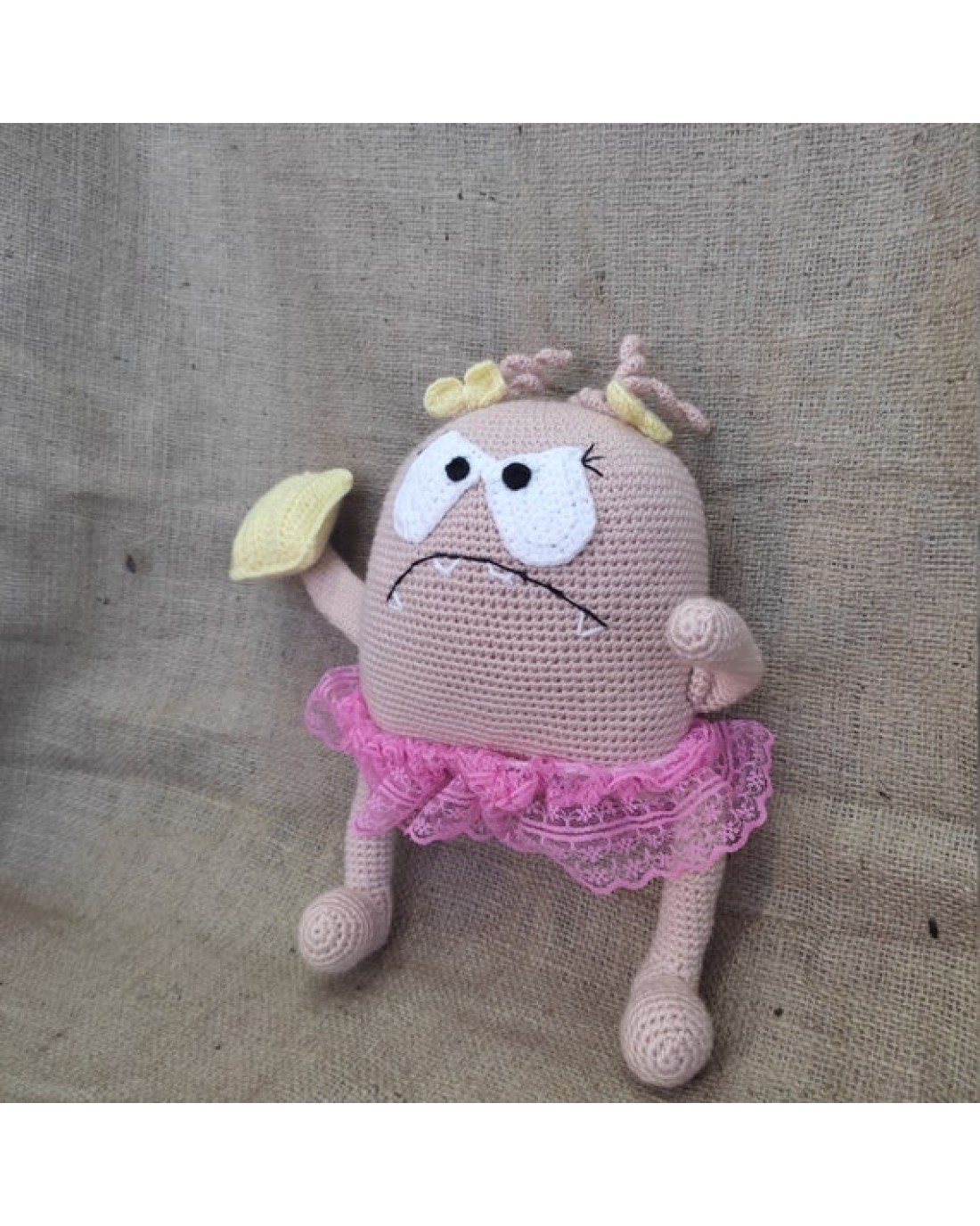 Style Turk, Angry Sponge Crochet Toy, Doll for Kids, Amigurumi Doll ...