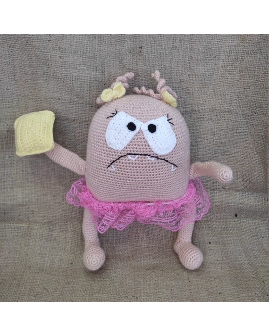 Style Turk, Angry Sponge Crochet Toy, Doll for Kids, Amigurumi Doll ...