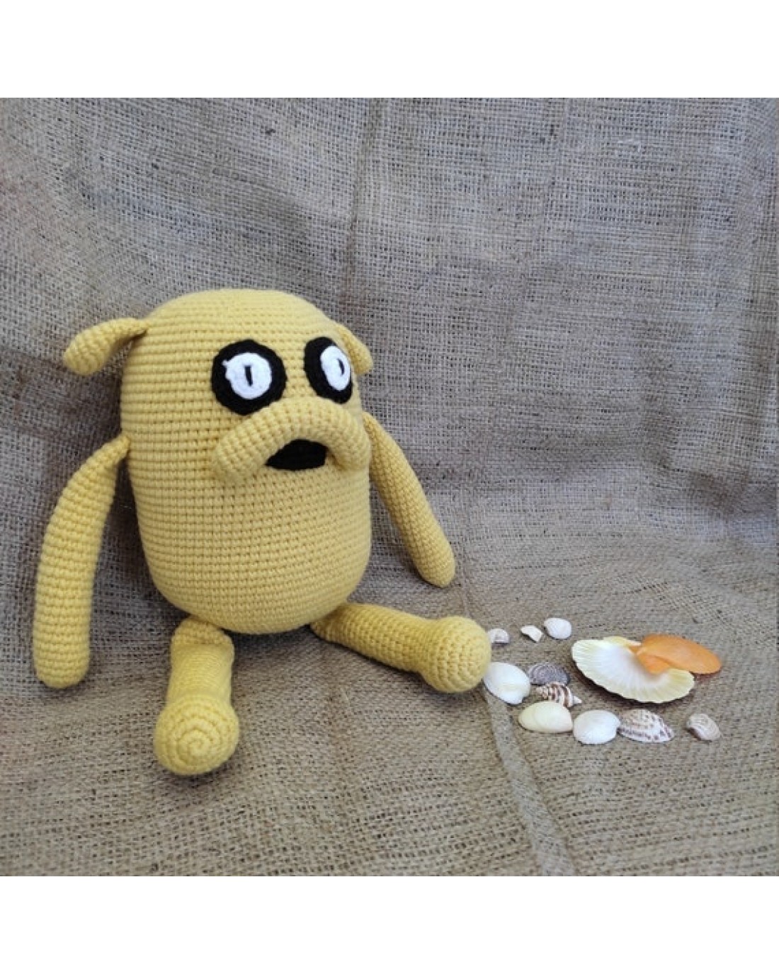 Style Turk, Jake the Dog Crochet Toy, Doll for Kids, Amigurumi Doll ...