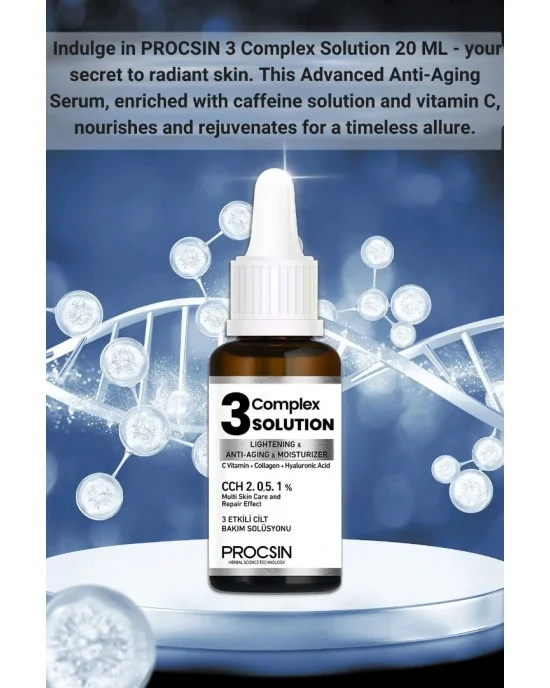 StyleTurk, PROCSIN 3 Complex Solution 20 ML - Advanced Anti-Aging Serum