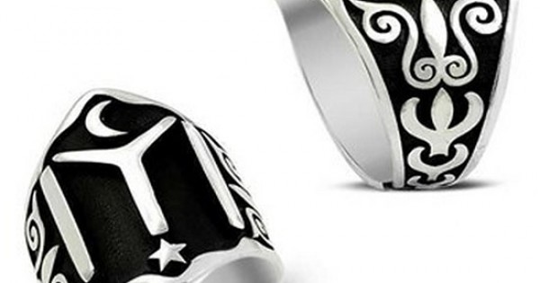 StyleTurk, Kayi rings, Ertugrul IYI Kayi Symbol Archer Thumb Ring, Star ...