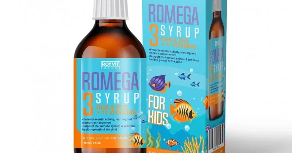 StyleTurk, ROMEGA 3 Complete Omega-3 Fish Oil Syrup with Multivitamins ...