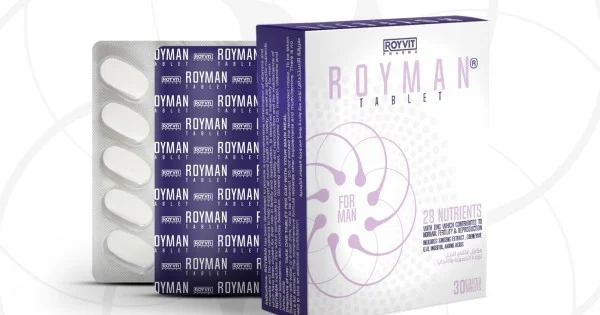 StyleTurk, ROYMAN Fertility Support Tablet, Vital Nutrients for Men's ...